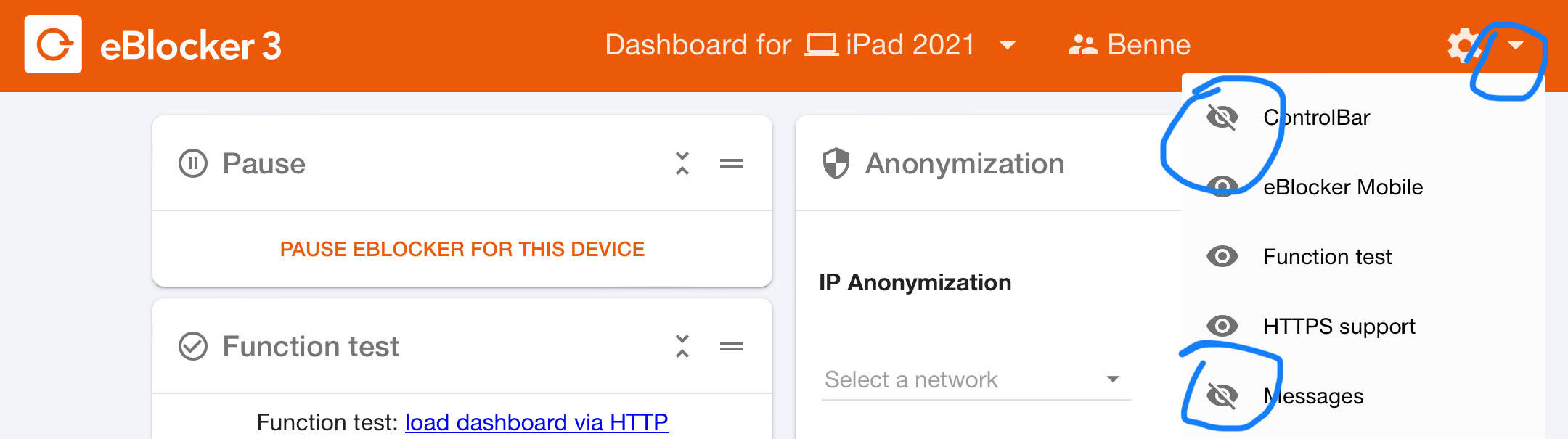 Dashboard Is Suddenly Without Information Bugs And Issues Eblocker Open Source Forum