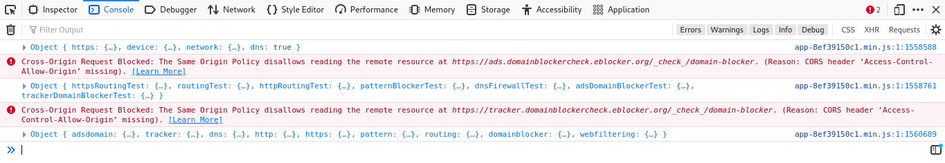 Pdfw Does Not Show Any Entries Bugs And Issues Eblocker Open Source Forum