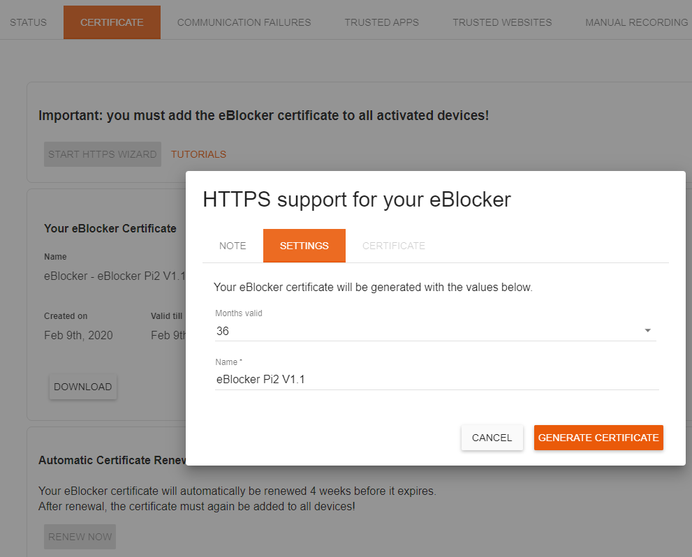 Ssl Certificate Issue Protection Bugs And Issues Eblocker Open Source Forum