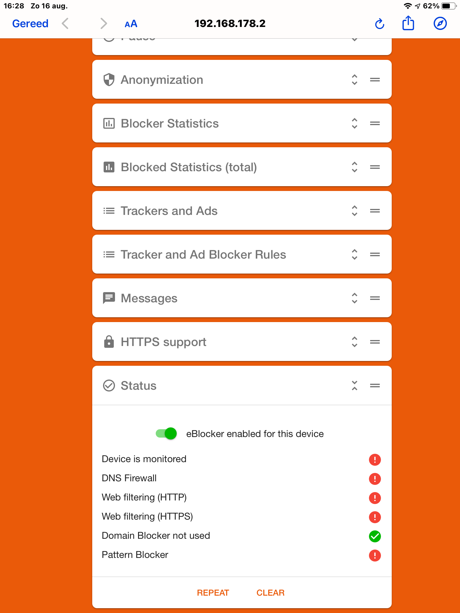 Dashboard Function Test Eblocker Open Source Forum Eblocker Open Source Forum